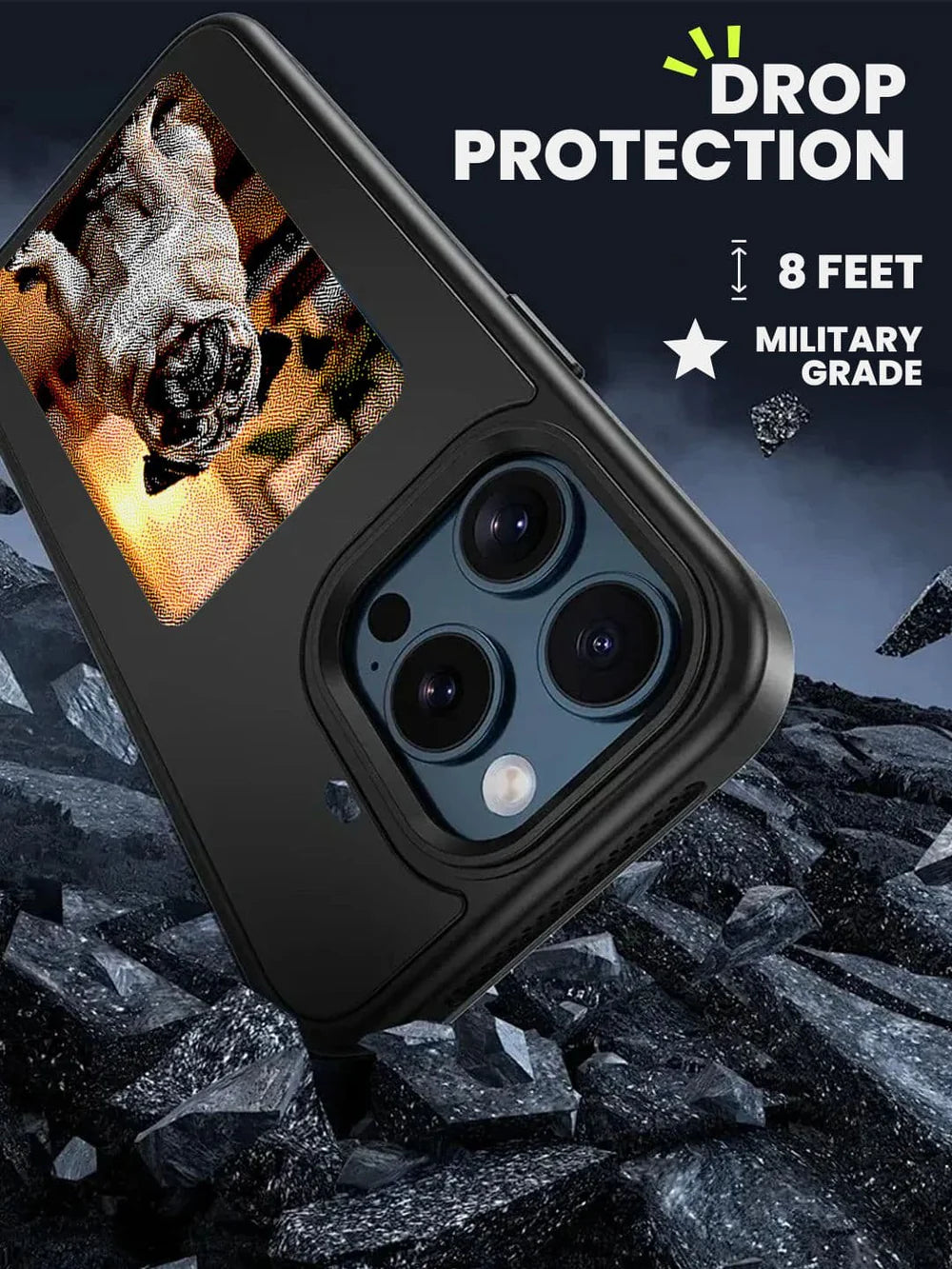 NFC DIY E-ink Screen Phone Case – IMcase